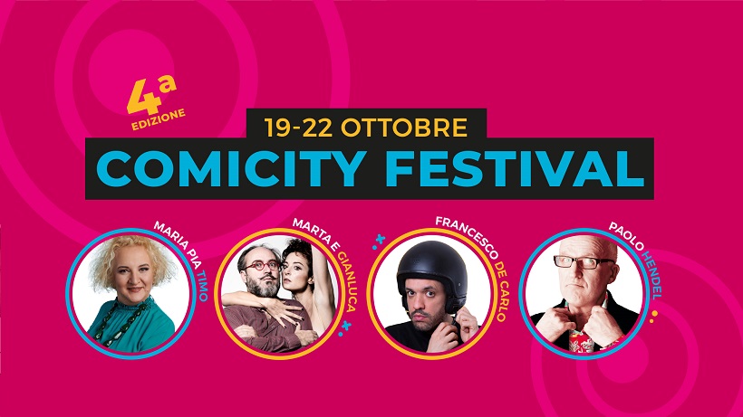 Torna il Comicity Festival dal 19 al 23 ottobre in Stradanuova Teatro Centrale - Lavocedigenova.it