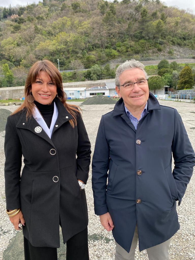 Recco, sopralluogo dell'assessore regionale allo sport Simona Ferro ai ...